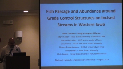 Fish Passage and Abundance around Grade Control Structures on Incised ...