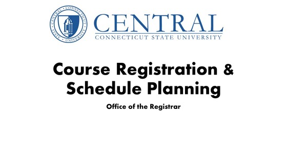 Course Registration & Schedule Planning