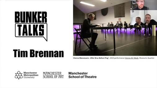 Tim Brennan – Bunker Talk #7 – Manchester School of Art