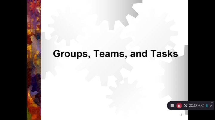 Groups, Teams, and Tasks