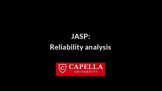 JASP Tutorial Video: Reliability analysis