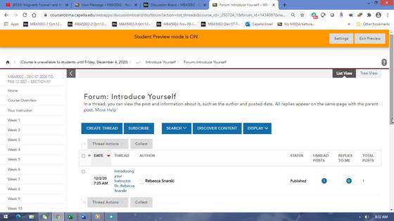 MBA5002 course walkthrough - Day 1