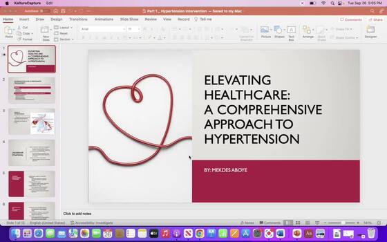 Intervention Plan for Hypertension Management