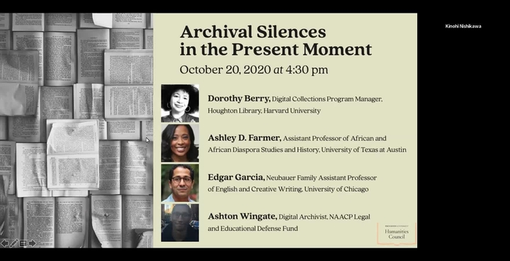 Archival Silences in the Present Moment