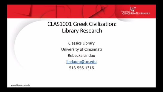 UC Libraries MediaSpace