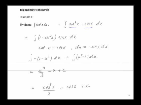 Trigonometric Integrals