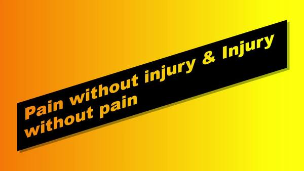 S _ P module 9 seg 7. Pain without injury _ injury without pain (20 min)