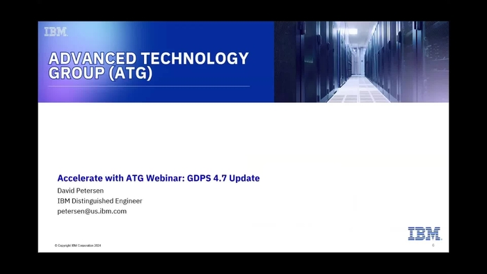 IBM GDPS 4.7 Update