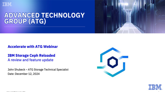 IBM Storage Ceph Reloaded – A review and feature update