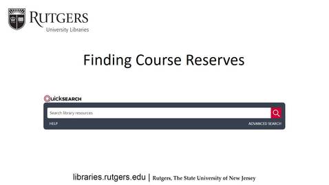 Rutgers University Media Space