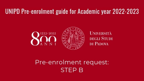 Tutorials for international students - MediaSpace - Università degli ...