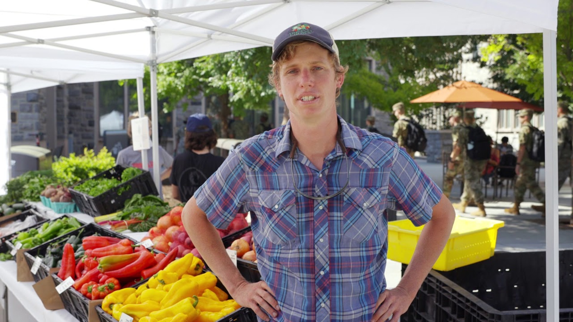 Homefield Farm Stand Alex Hessler | Virginia Tech News | Virginia Tech