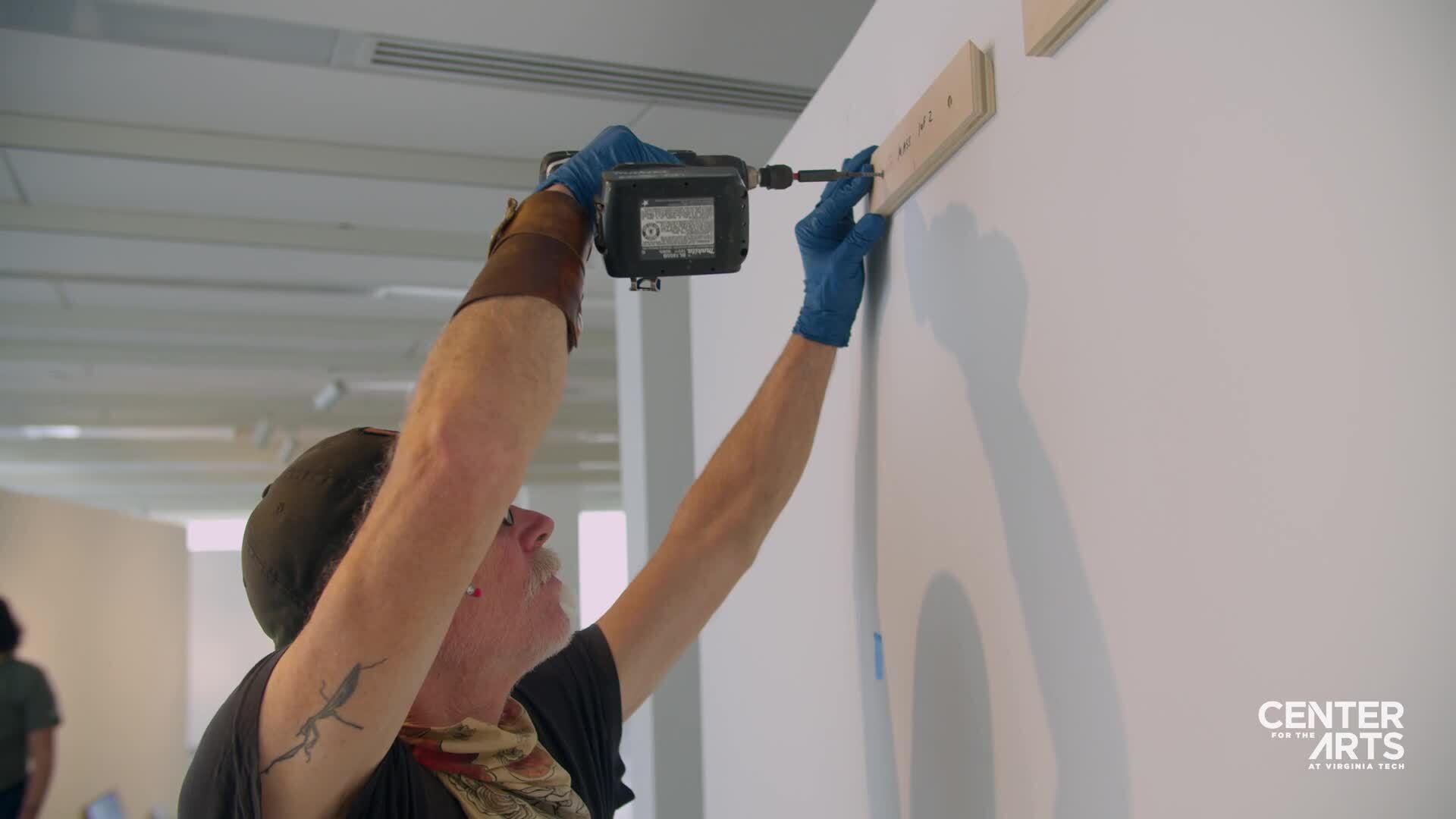 How an exhibition comes to life at the Center for the Arts | Virginia Tech News | Virginia Tech