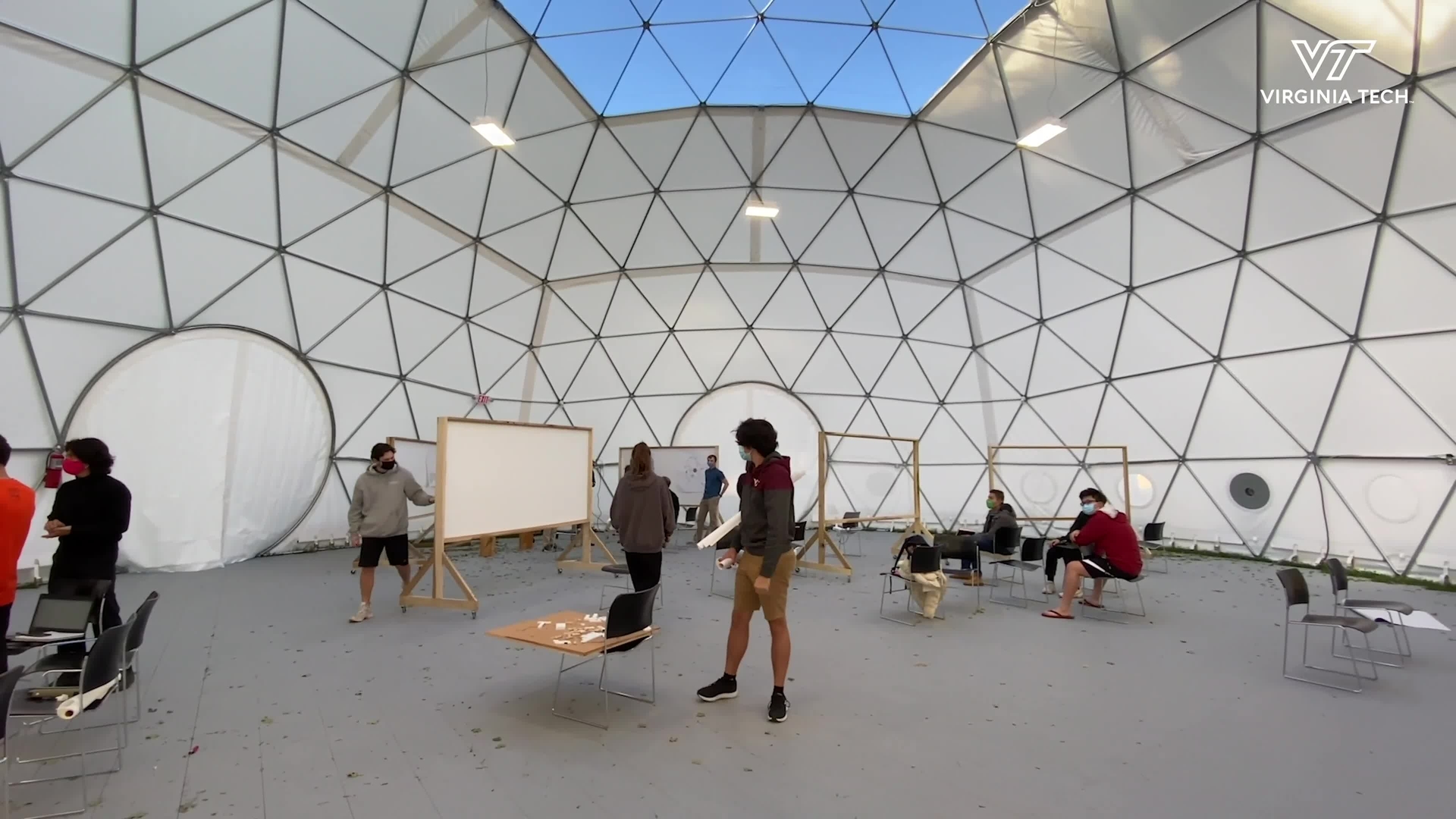 Dome offers alternative learning space during COVID-19 | Virginia Tech ...
