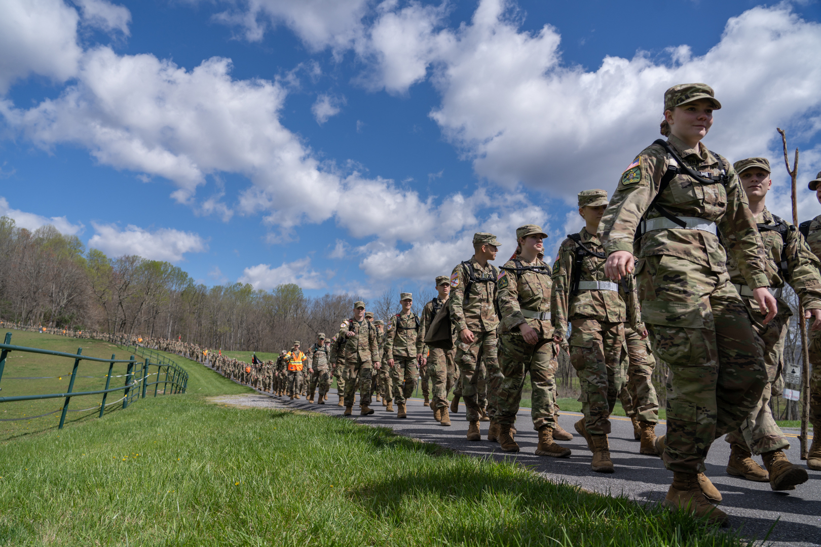 First-year cadets finish Caldwell March | Virginia Tech News | Virginia ...
