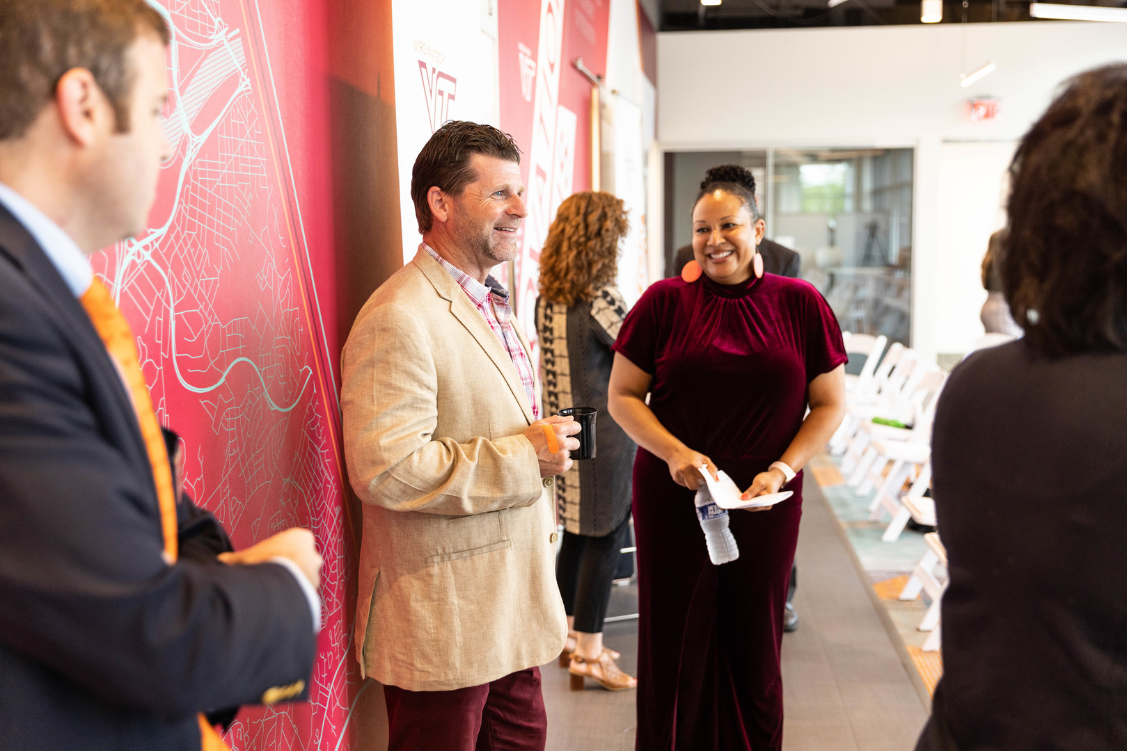 Coach Pry visits the Innovation Campus | Virginia Tech News | Virginia Tech