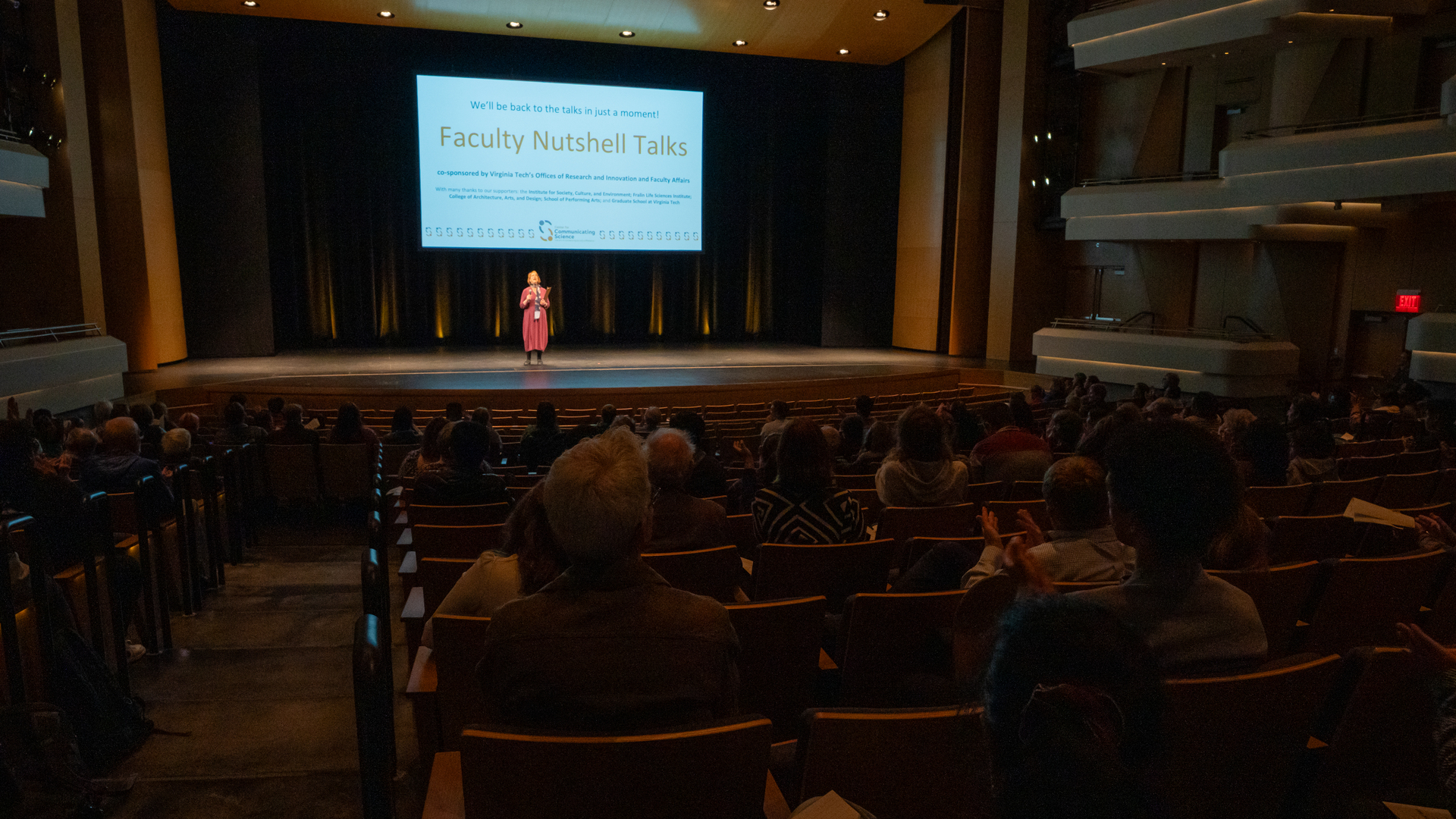Virginia Tech faculty explain their research at the Faculty Nutshell ...