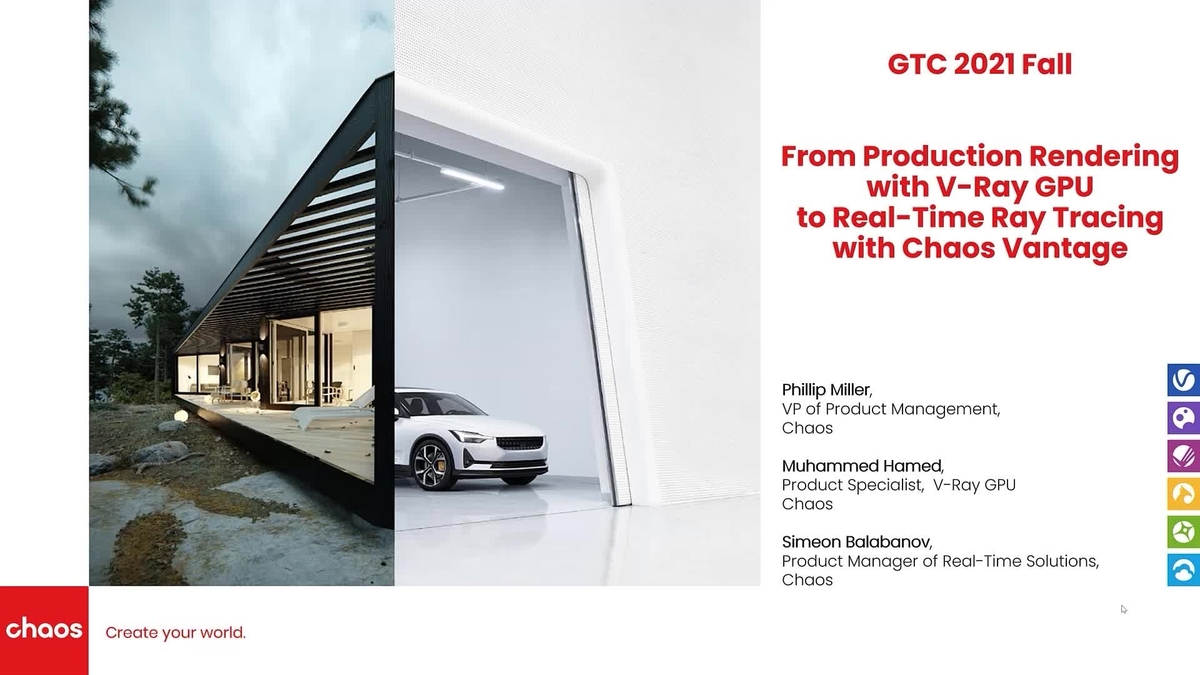 From Production Rendering with V-Ray GPU to Real-time Ray Tracing with Chaos Vantage | GTC ...