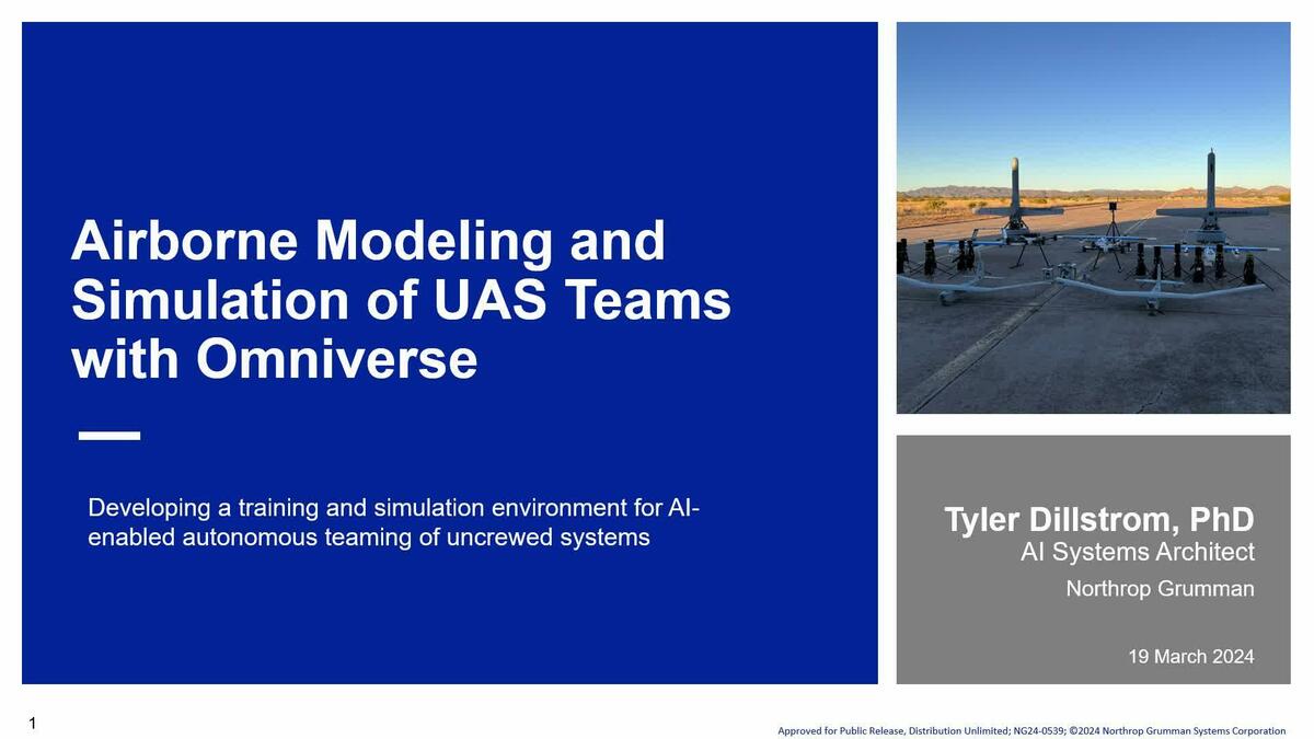 Airborne Modeling and Simulation of Uncrewed Aerial System (UAS) Teams ...