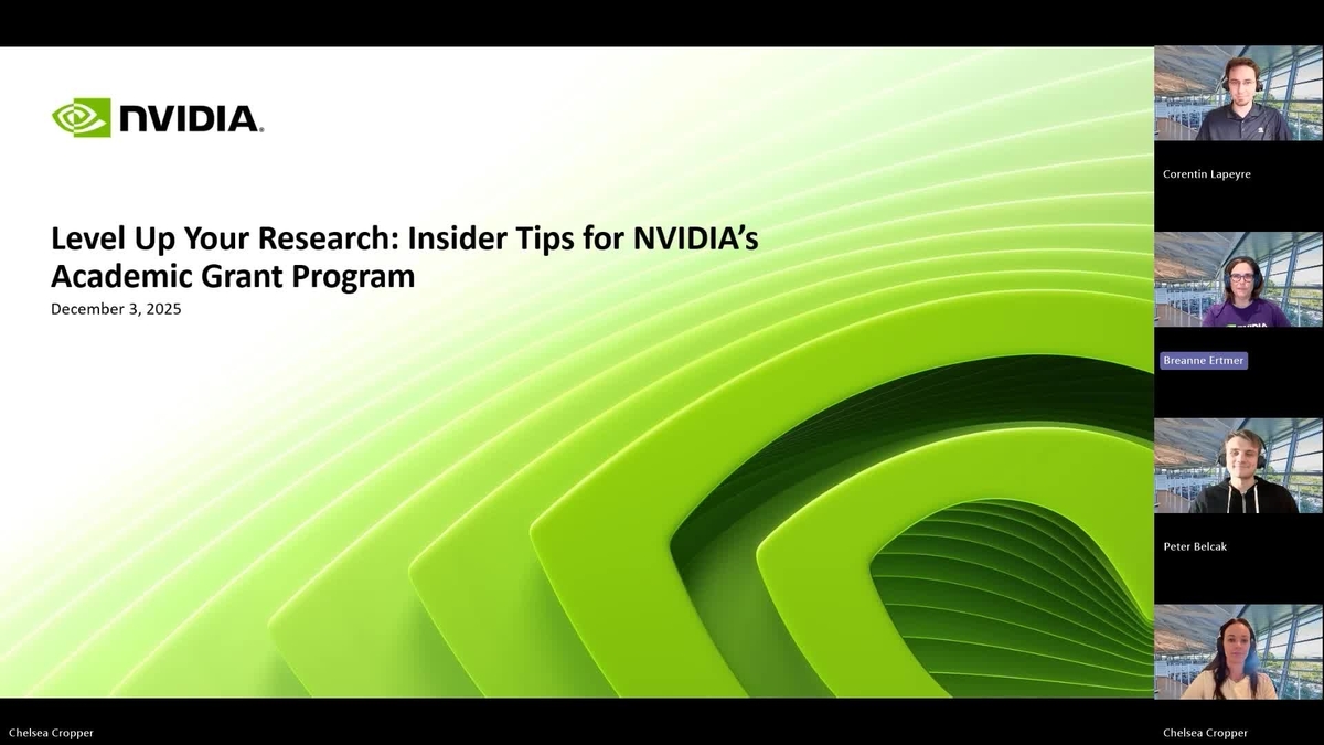 Level Up Your Research: Insider Tips for NVIDIA’s Academic Grant ...