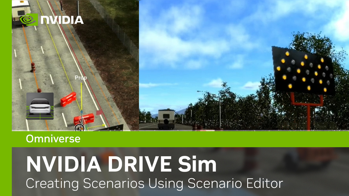 Creating Scenarios Using Scenario Editor Omniverse 2020 Nvidia On