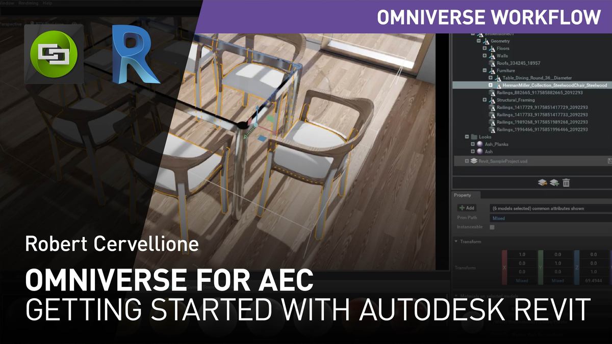 Omniverse For AEC: Getting Started with AutoDesk Revit | Omniverse 2020 | NVIDIA On-Demand