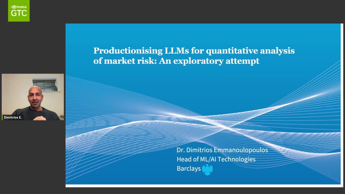 Productionize LLMs for Quantitative Analysis of Market Risk: An ...