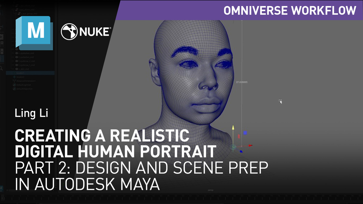 Creating A Realistic Digital Human Portrait Part 2 Design And Scene Prep In Autodesk Maya