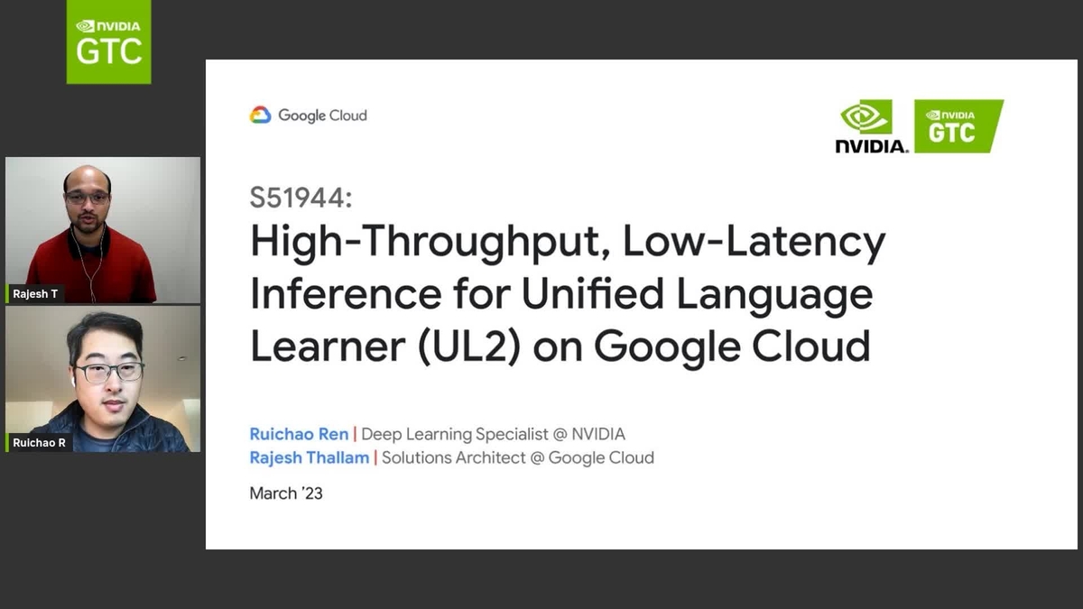 High-Throughput, Low-Latency Inference for Unified Language Learner (Presented by Google Cloud ...