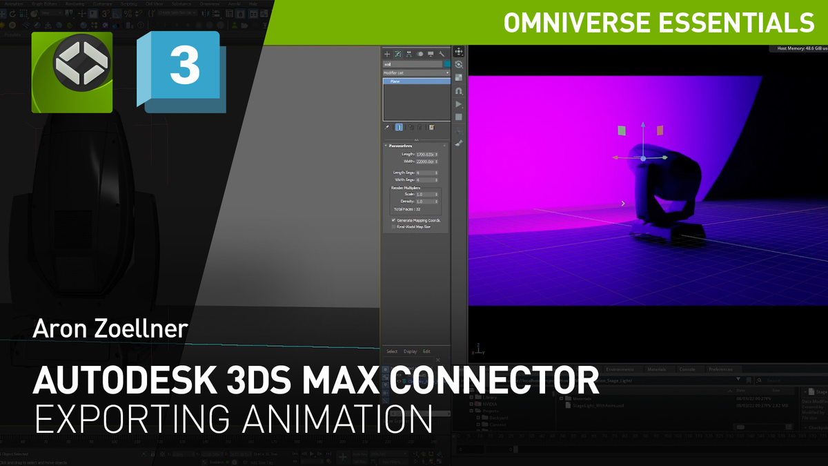 Exporting an Animation from Autodesk 3ds Max Connector to NVIDIA Omniverse Create | Omniverse ...