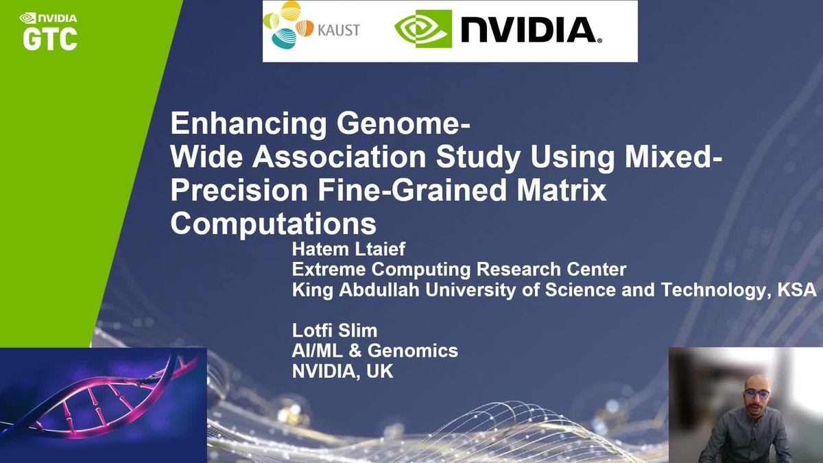 High Performance Genome-Wide Association Study Using Mixed-Precision Ridge Regression | GTC ...