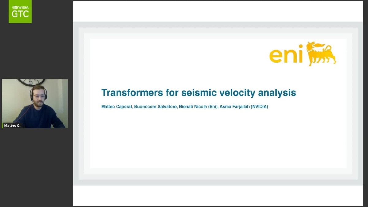 Transformers for Seismic Velocity Analysis | GTC 24 2024 | NVIDIA On-Demand