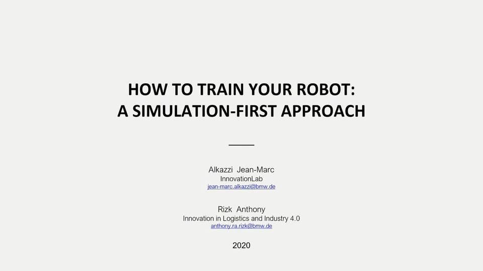 How to Train Your Robot: A Simulation-First Approach | NVIDIA On-Demand