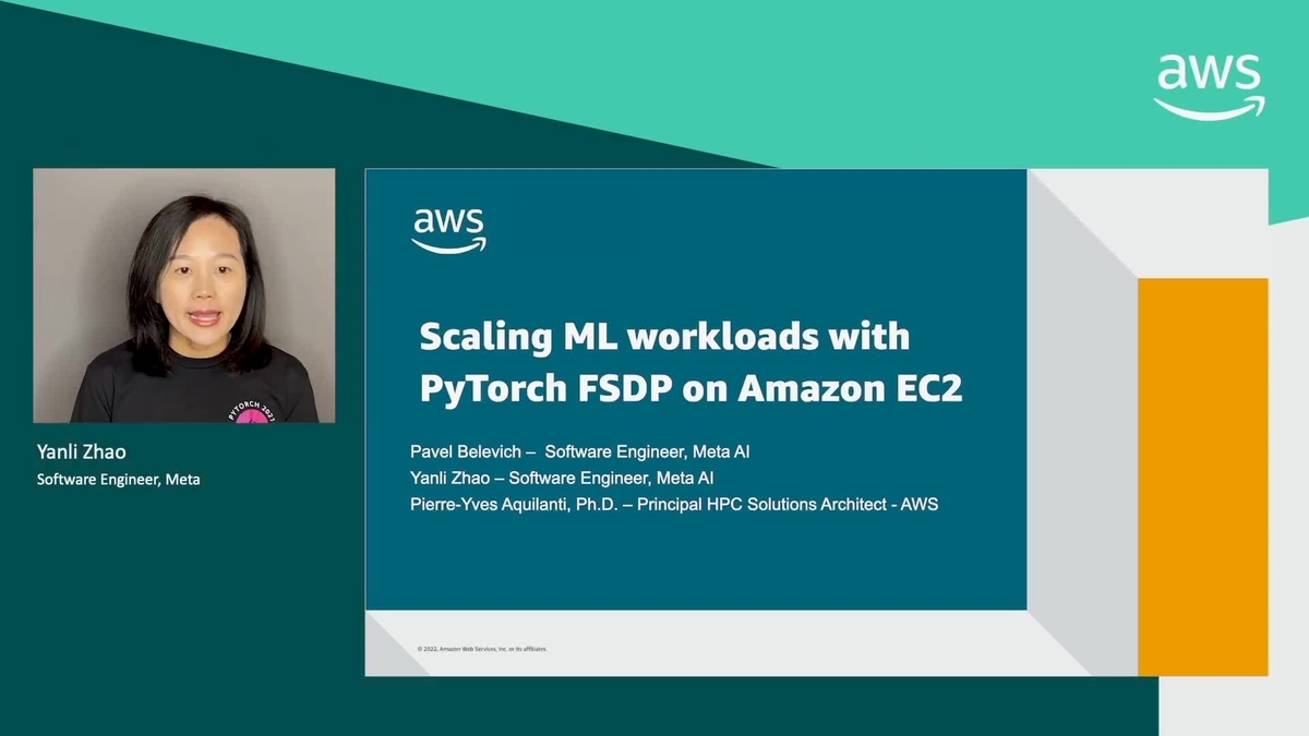 Scaling Ml Workloads With Pytorch Fsdp On Amazon Ec2 Presented By