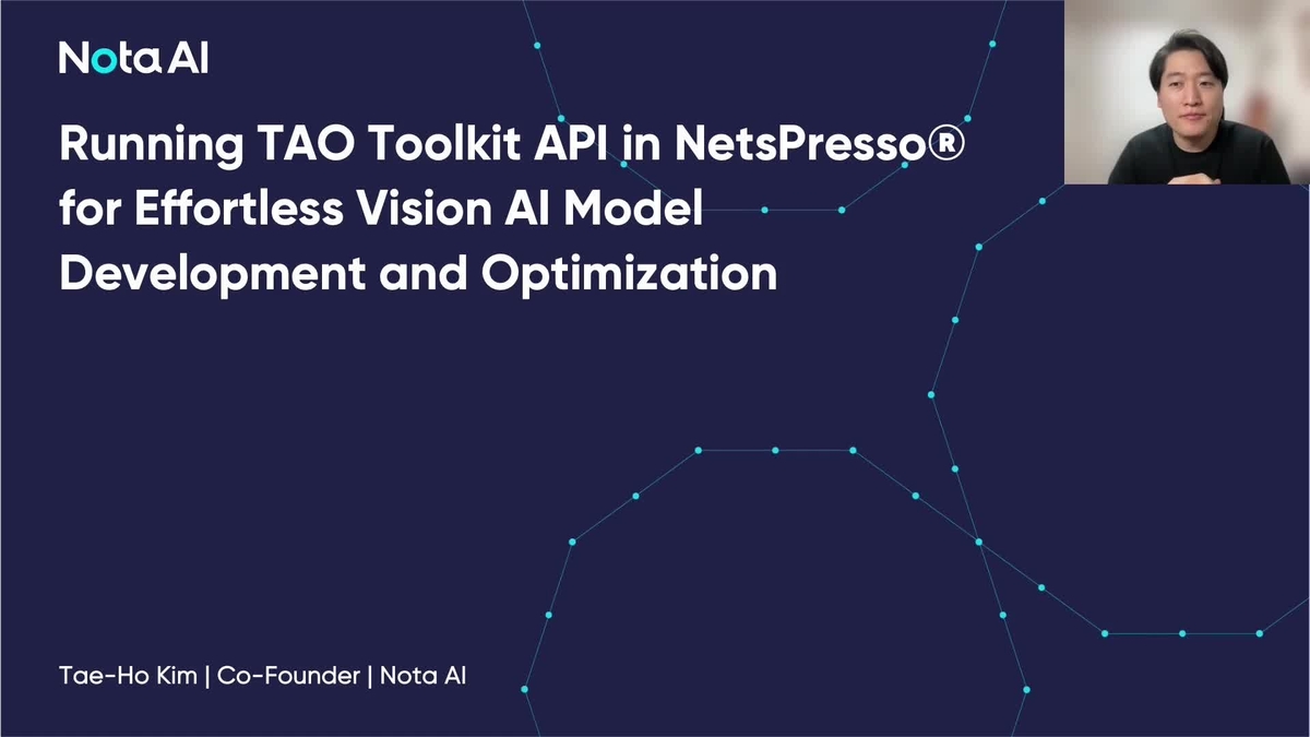 Running Tao Toolkit Api In Netspresso For Effortless Vision Ai Model Development And