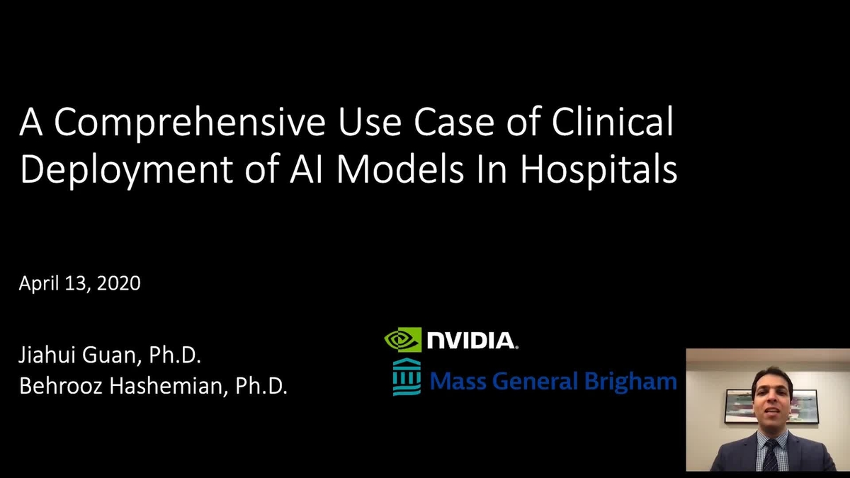 A Comprehensive Use Case Of Clinical Deployment Of Ai Models In Hospitals Gtc Digital April