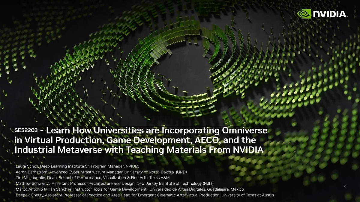 Learn How Universities Are Incorporating Omniverse In Media And Entertainment Game Development