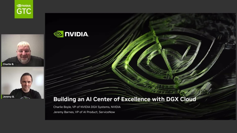 Building an AI Center of Excellence with DGX Cloud | NVIDIA On-Demand