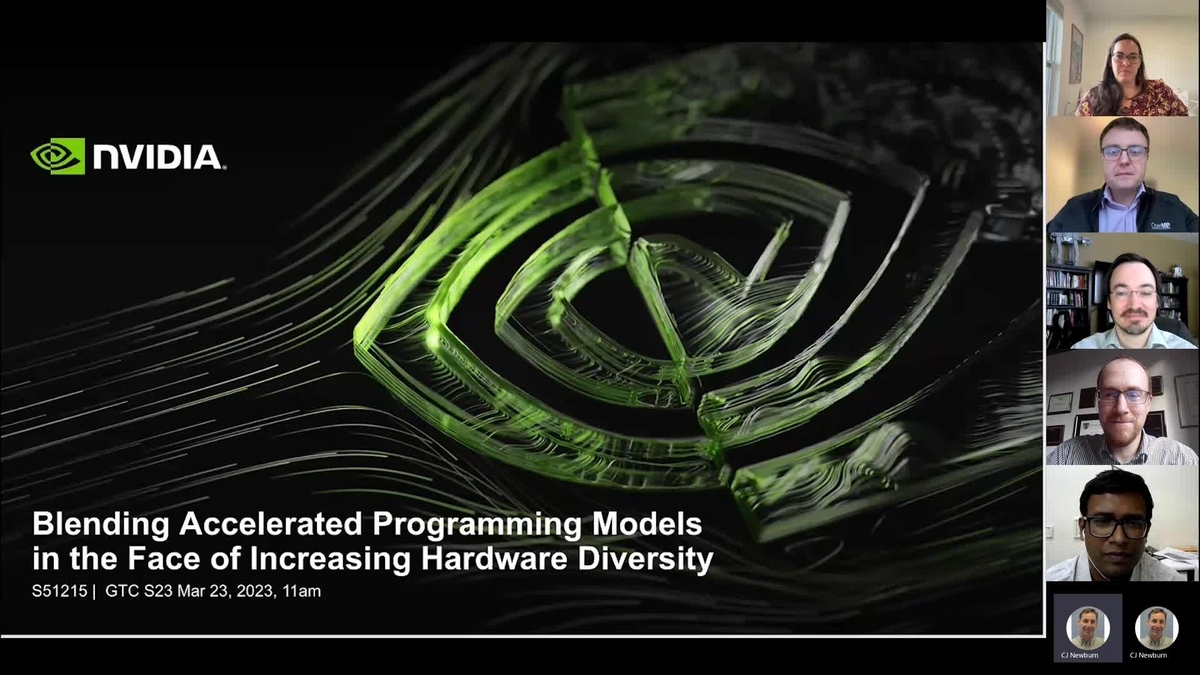 Blending Accelerated Programming Models in the Face of Increasing Hardware Diversity S51215 ...