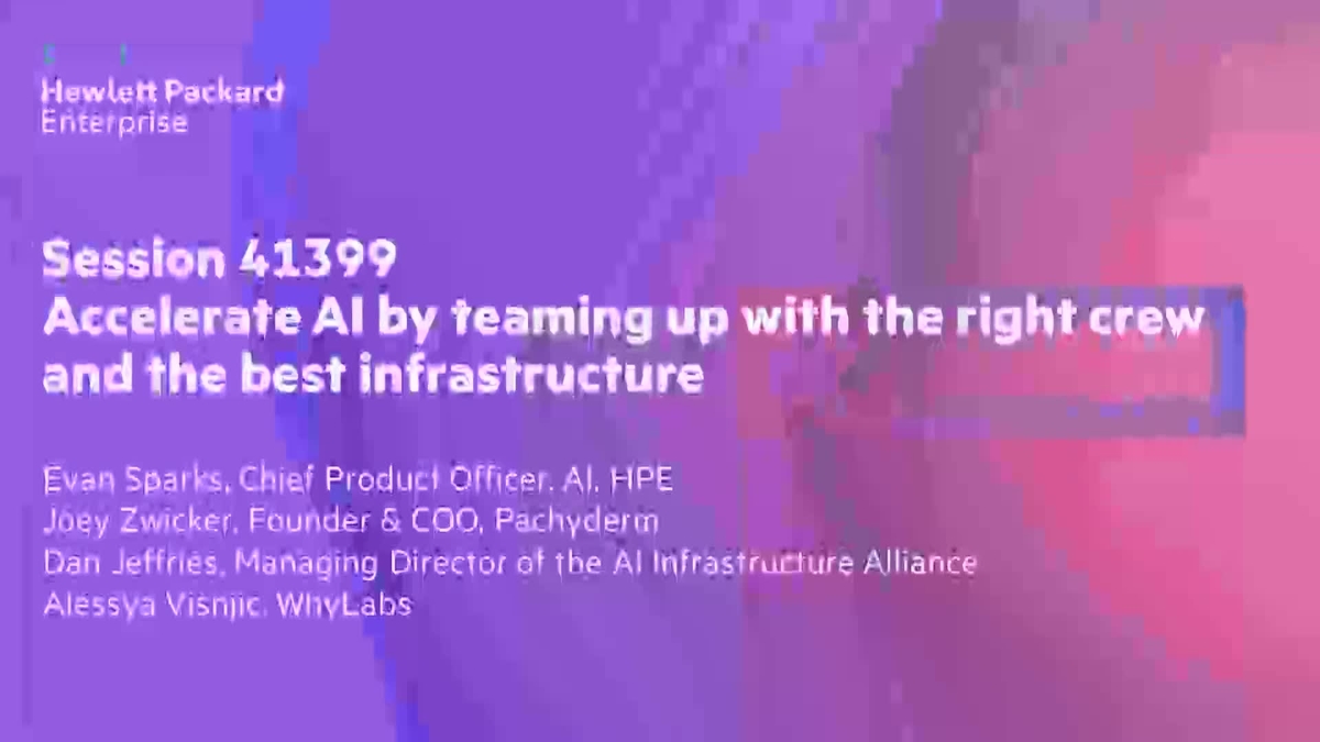 Accelerate Ai By Teaming Up With The Right Crew And The Best Infrastructure Presented By