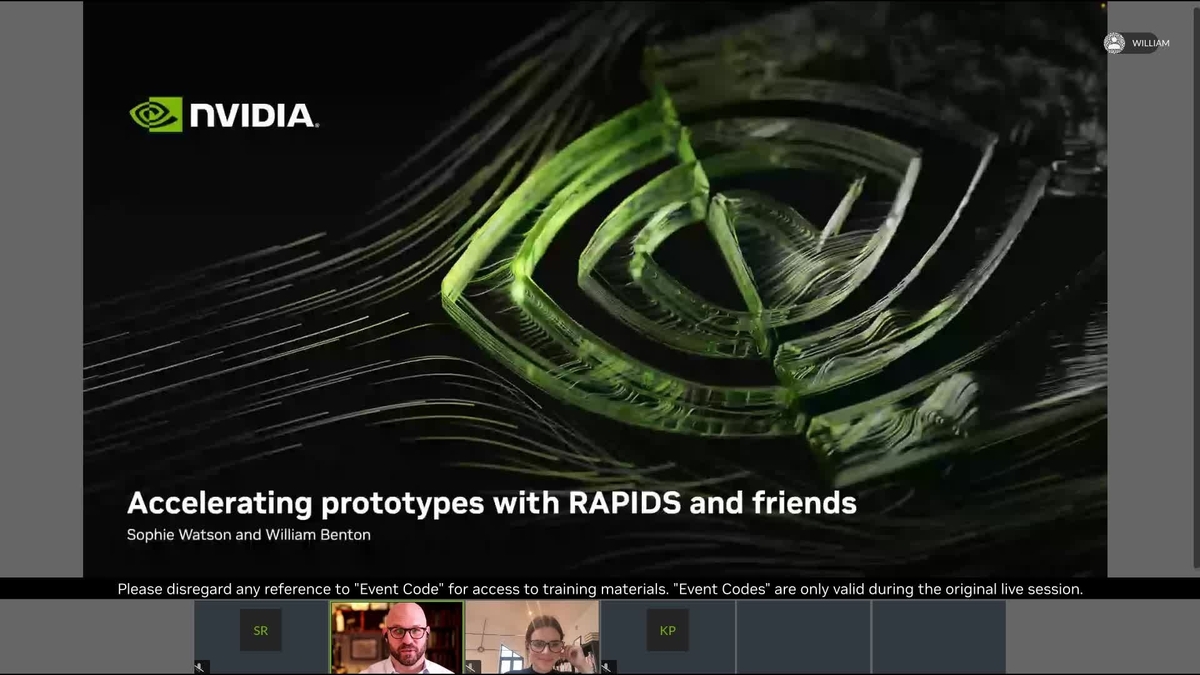 Accelerating Your Prototypes with NVIDIA RAPIDS and Friends | GTC Digital Spring 2023 | NVIDIA ...
