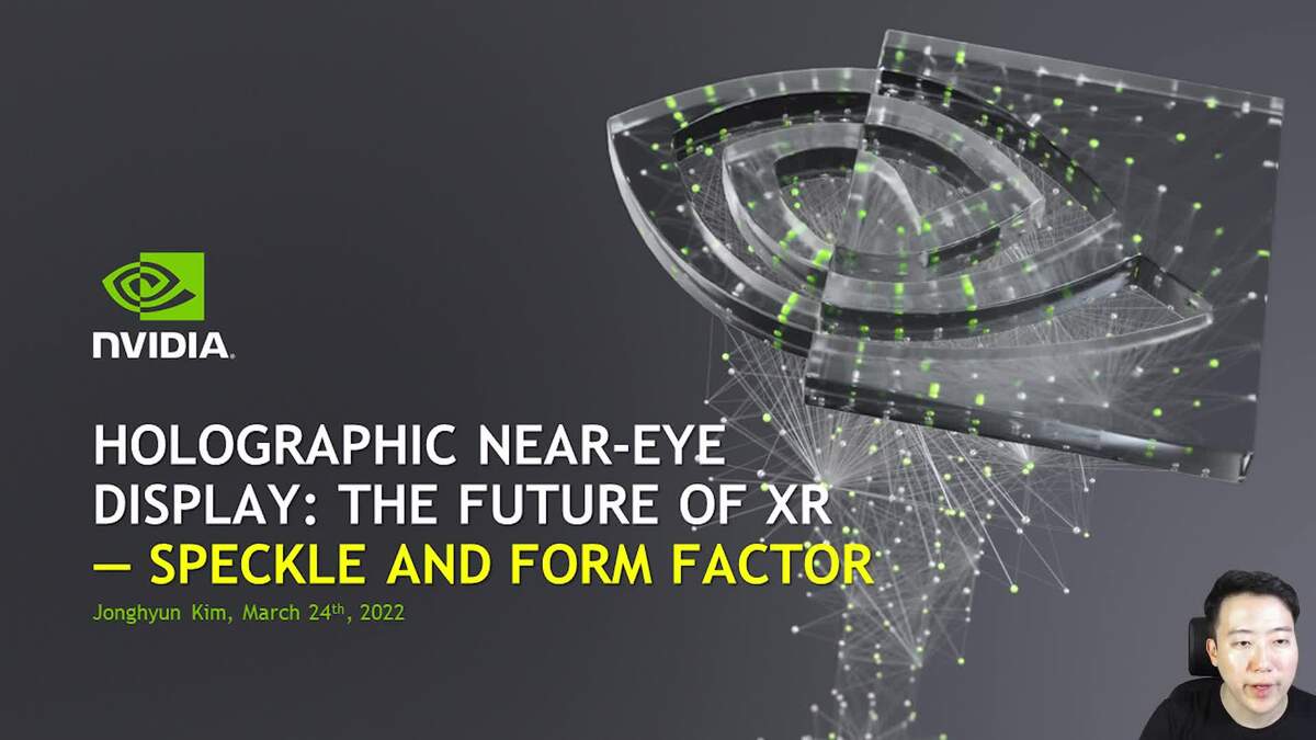 Holographic Near-eye Display: Fixing Speckle and Form-Factor | GTC ...