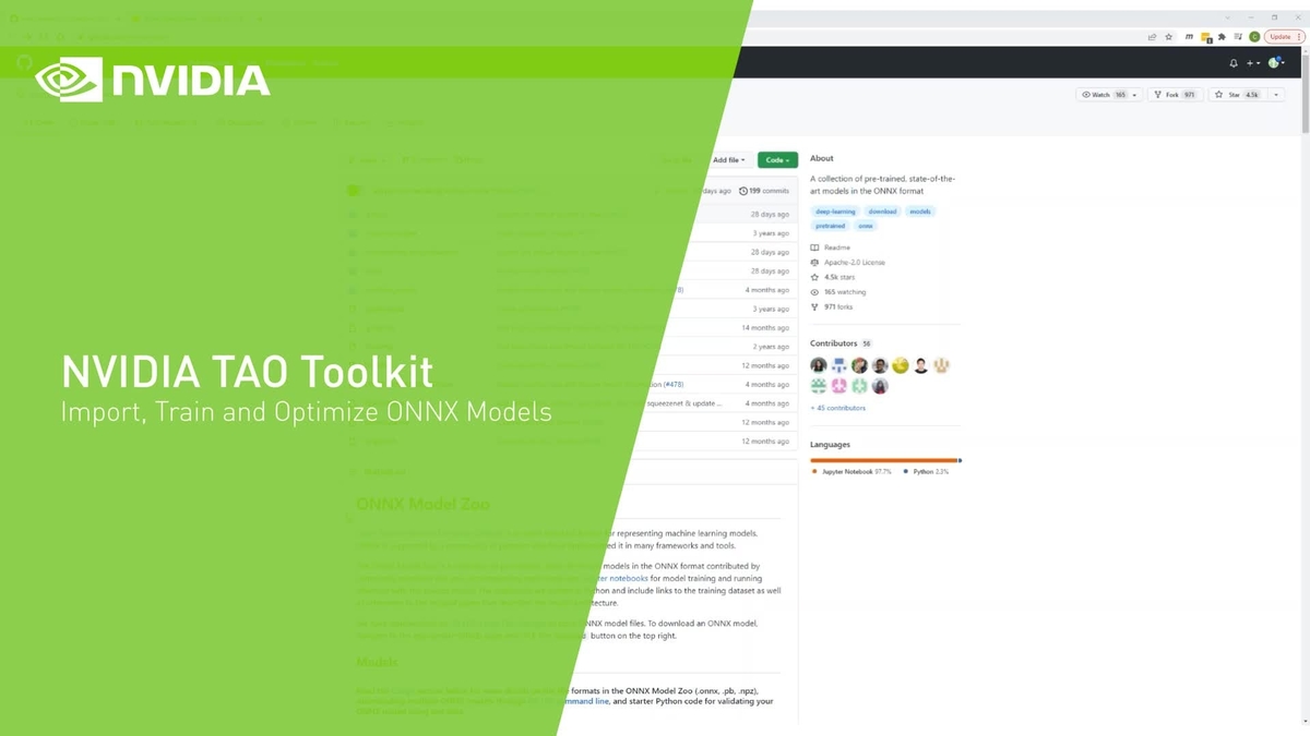 Import Train And Optimize Onnx Models With Nvidia Tao Toolkit Tao 2022 Nvidia On Demand