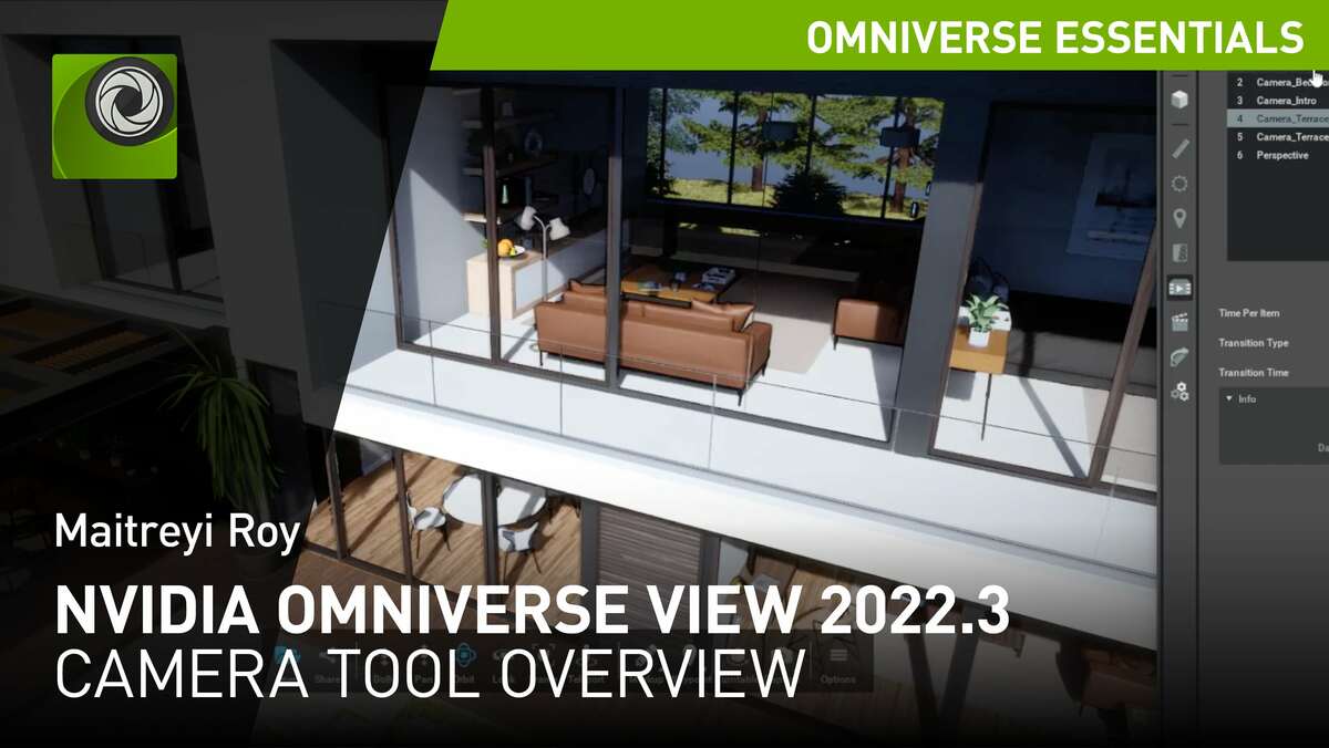 NVIDIA USD Presenter 2022.3 Camera Tool Overview | Omniverse 2020 ...
