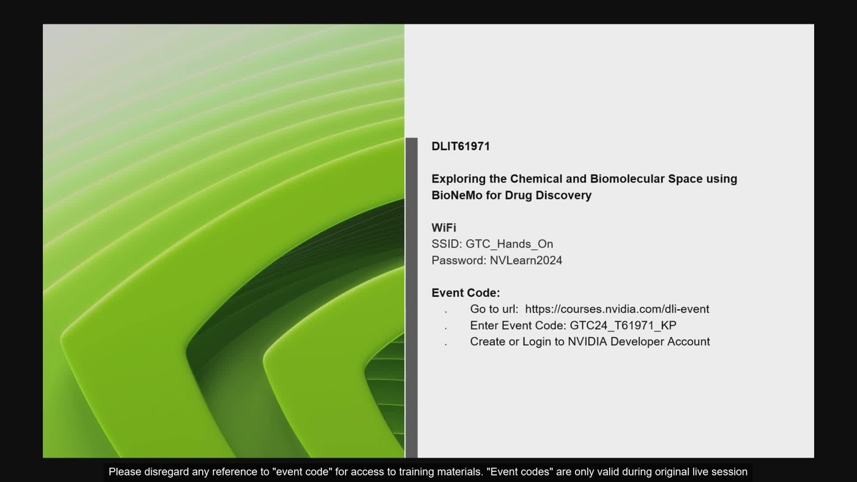 Exploring the Chemical and Biomolecular Space using BioNeMo for Drug ...