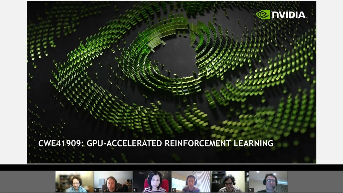Connect With The Experts Gpu Accelerated Reinforcement Learning Gtc Digital Spring 2022