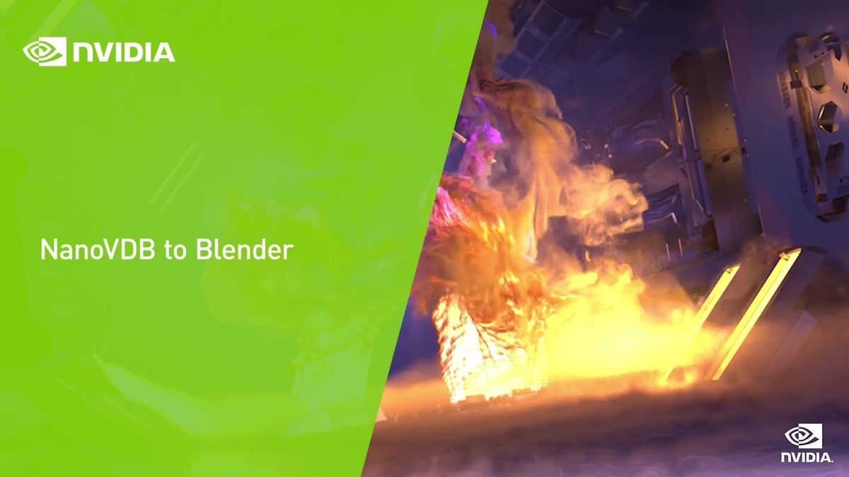 Interactive volumes with NanoVDB in Blender Cycles | Siggraph 2021 | NVIDIA On-Demand