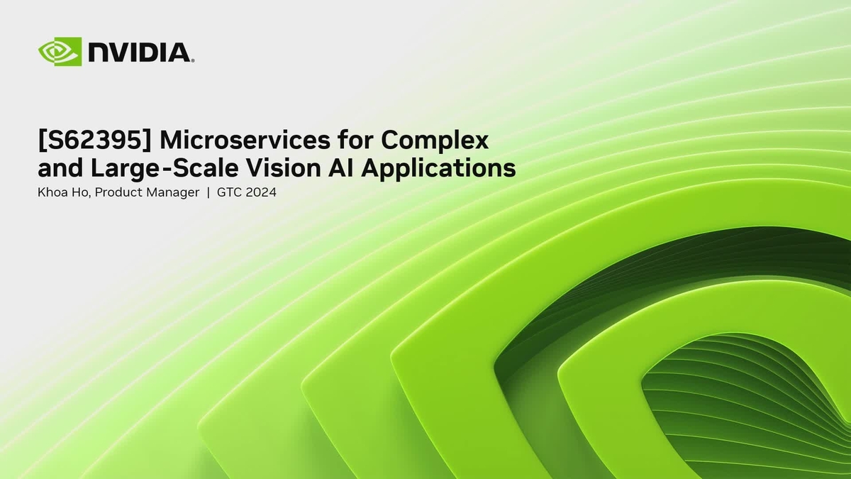 Leveraging Microservices For Building Complex And Large Scale Vision Ai