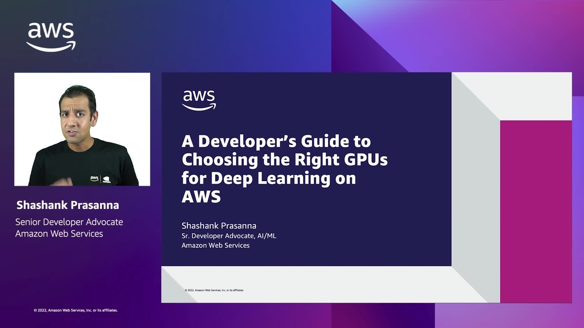 A Developers Guide To Choosing The Right Gpus For Deep Learning Presented By Amazon Web