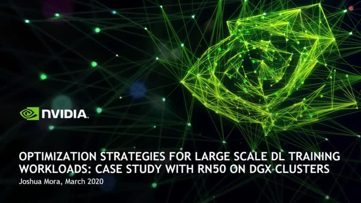 Optimization Strategies for Large-Scale DL Training Workloads: Case ...